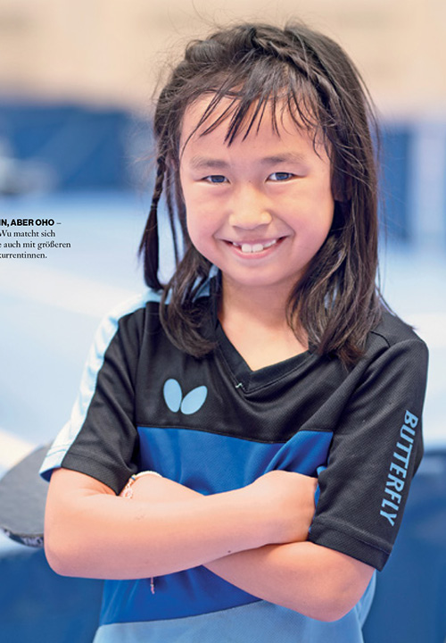 Mia Wu - Linzer Tischtennistalent - Gerd J. Schneeweis